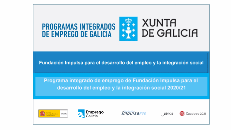 Programa Integrado Emprego 2020/2021 | Fundación Impulsarse